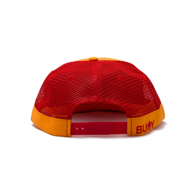 Tangerine Floating Trucker Hat with Snapback - BLEM – BUOY WEAR